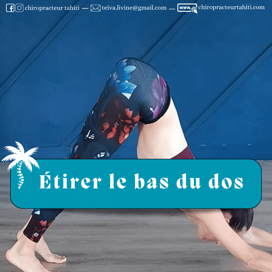 Étirer le bas du dos